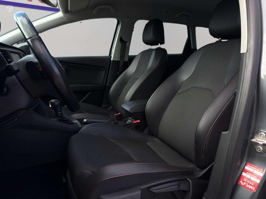 Grey SEAT Leon 2016 in Kaunas, with an engine capacity of 2.00 L and mileage of 204 thousand km for 8499 €, photo 15 on AUTOMOTO.COM.LV