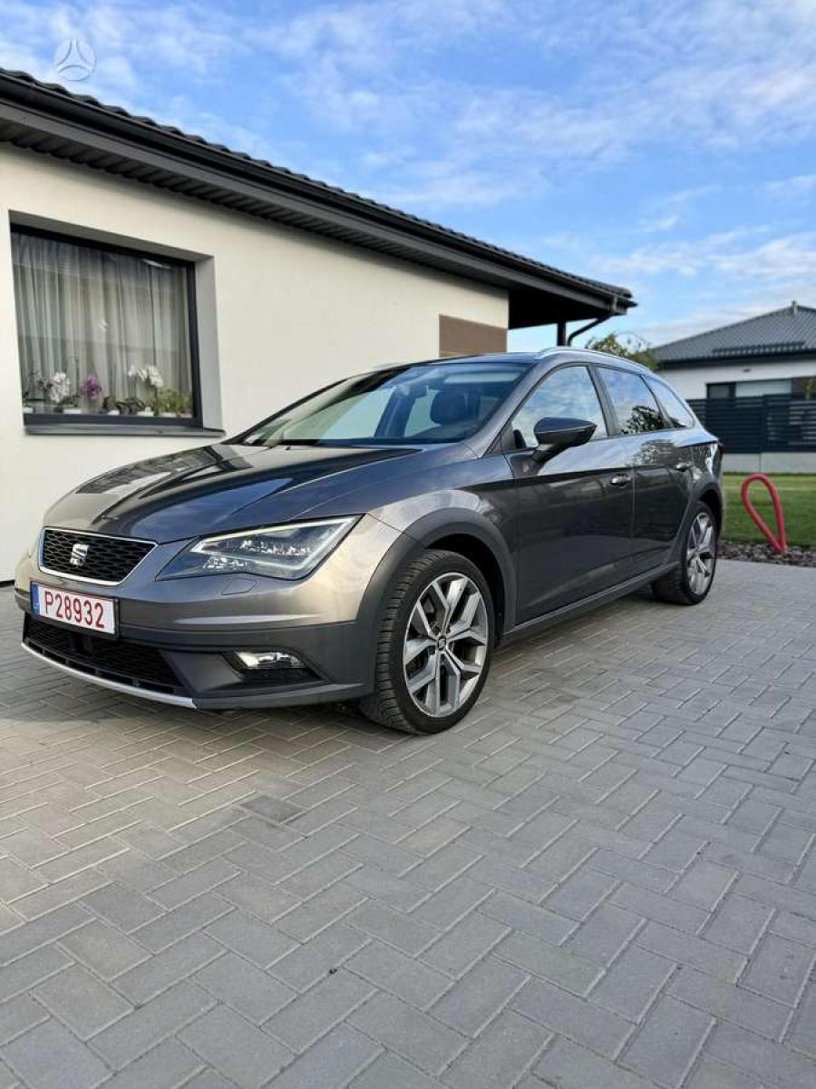 Pelēks SEAT Leon 2016 Kauņa, ar dzinēja tilpumu 1.97 L un nobraukumu 218 tūkst. km par 10250 €, foto 5 vietnē AUTOMOTO.COM.LV