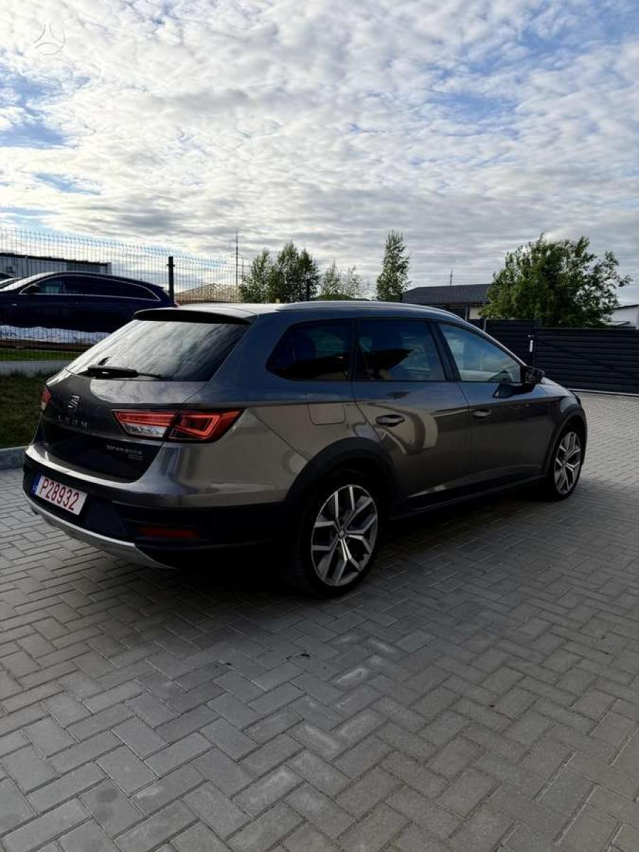 Pelēks SEAT Leon 2016 Kauņa, ar dzinēja tilpumu 1.97 L un nobraukumu 218 tūkst. km par 10250 €, foto 8 vietnē AUTOMOTO.COM.LV