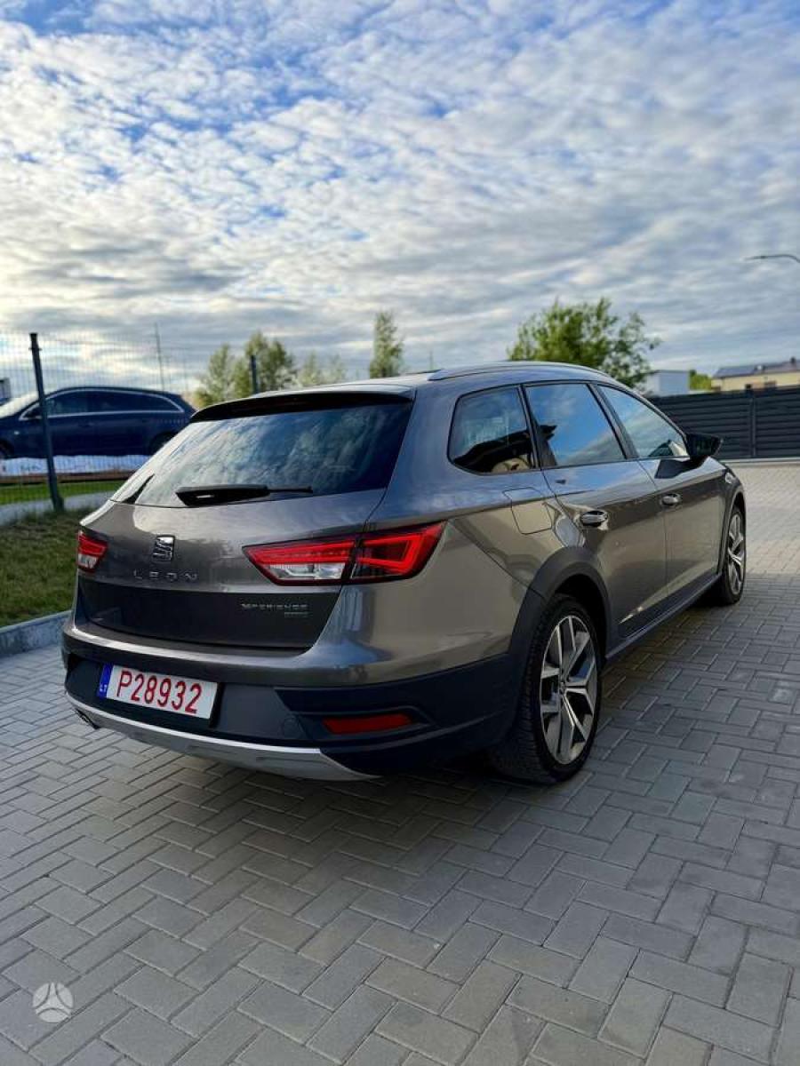 Pelēks SEAT Leon 2016 Kauņa, ar dzinēja tilpumu 1.97 L un nobraukumu 218 tūkst. km par 10250 €, foto 9 vietnē AUTOMOTO.COM.LV