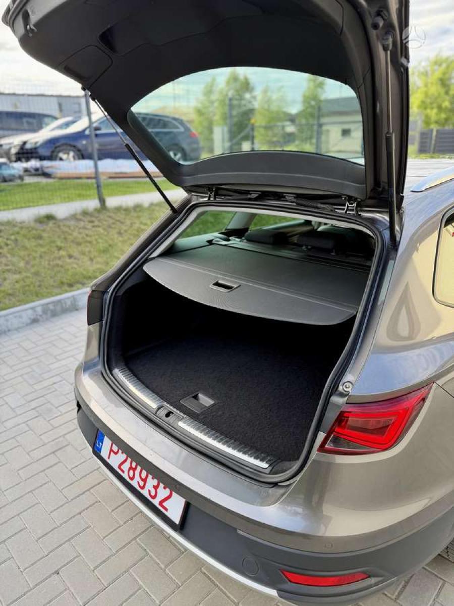 Pelēks SEAT Leon 2016 Kauņa, ar dzinēja tilpumu 1.97 L un nobraukumu 218 tūkst. km par 10250 €, foto 10 vietnē AUTOMOTO.COM.LV