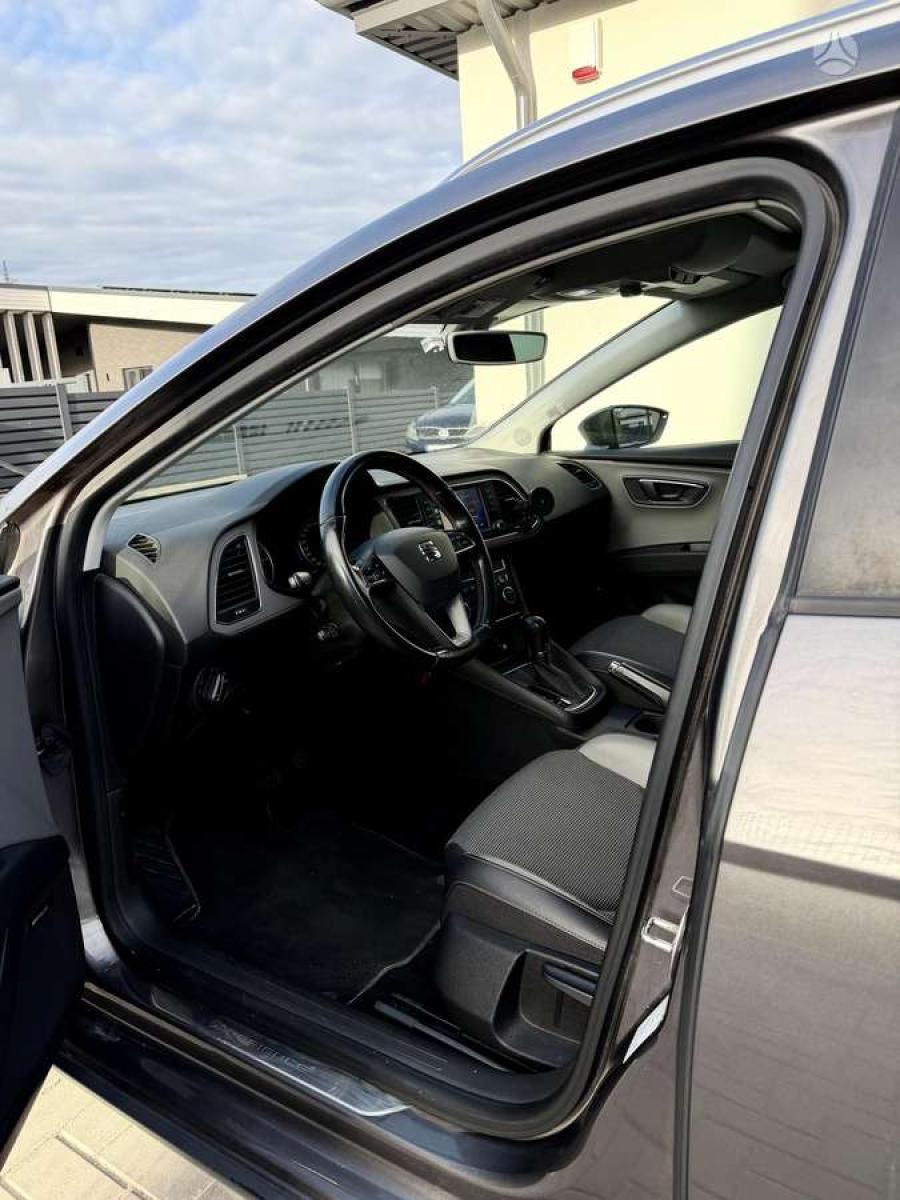 Pelēks SEAT Leon 2016 Kauņa, ar dzinēja tilpumu 1.97 L un nobraukumu 218 tūkst. km par 10250 €, foto 11 vietnē AUTOMOTO.COM.LV