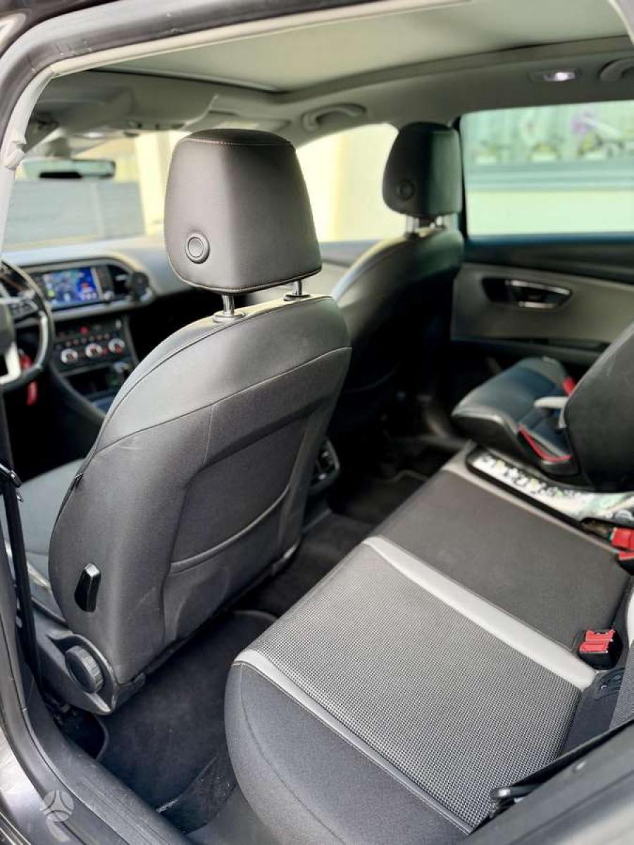 Pelēks SEAT Leon 2016 Kauņa, ar dzinēja tilpumu 1.97 L un nobraukumu 218 tūkst. km par 10250 €, foto 16 vietnē AUTOMOTO.COM.LV