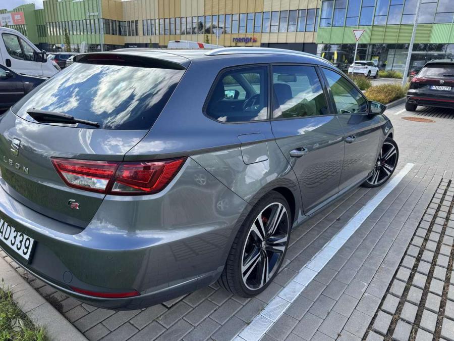 Grey SEAT Leon 2016 in Vilnius, with an engine capacity of 1.97 L and mileage of 295 thousand km for 8500 €, photo 12 on AUTOMOTO.COM.LV