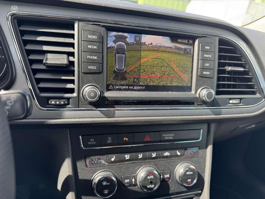 Grey SEAT Leon 2016 in Vilnius, with an engine capacity of 1.97 L and mileage of 295 thousand km for 8500 €, photo 16 on AUTOMOTO.COM.LV