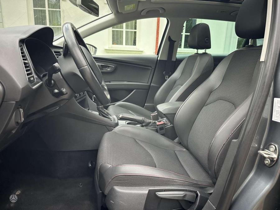 Grey SEAT Leon 2016 in Kaunas, with an engine capacity of 1.97 L and mileage of 227 thousand km for 8990 €, photo 7 on AUTOMOTO.COM.LV