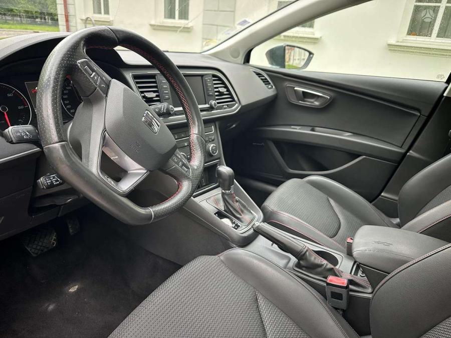 Grey SEAT Leon 2016 in Kaunas, with an engine capacity of 1.97 L and mileage of 227 thousand km for 8990 €, photo 8 on AUTOMOTO.COM.LV