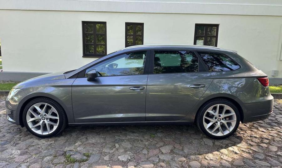 Grey SEAT Leon 2016 in Kaunas, with an engine capacity of 1.97 L and mileage of 227 thousand km for 8990 €, photo 32 on AUTOMOTO.COM.LV
