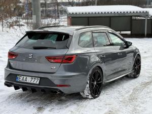 Grey SEAT Leon 2017 in Vilnius, with an engine capacity of 1.98 L and mileage of 138 thousand km for 17900 €, photo 4 on AUTOMOTO.COM.LV