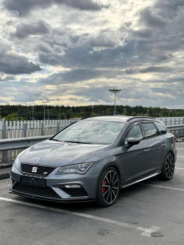 Pelēks SEAT Leon 2017 Viļņa, ar dzinēja tilpumu 1.98 L un nobraukumu 138 tūkst. km par 17900 €, foto 7 vietnē AUTOMOTO.COM.LV