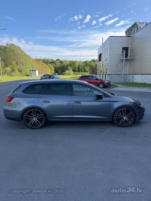 Grey SEAT Leon 2017 in Tallinn, with an engine capacity of 2.00 L and mileage of 201 thousand km for 16900 €, photo 5 on AUTOMOTO.COM.LV