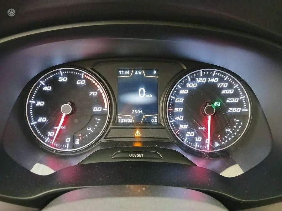 Pelēks SEAT Leon 2017 Viļņa, ar dzinēja tilpumu 1.40 L un nobraukumu 102 tūkst. km par 10880 €, foto 13 vietnē AUTOMOTO.COM.LV