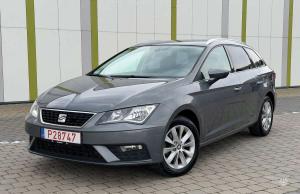 Grey SEAT Leon 2017 in Raseiniai, with an engine capacity of 1.60 L and mileage of 247 thousand km for 6900 €, photo 4 on AUTOMOTO.COM.LV