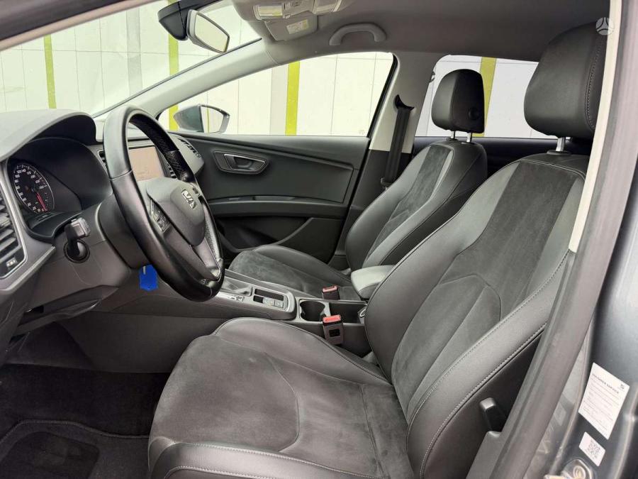 Grey SEAT Leon 2017 in Raseiniai, with an engine capacity of 1.60 L and mileage of 247 thousand km for 6900 €, photo 16 on AUTOMOTO.COM.LV