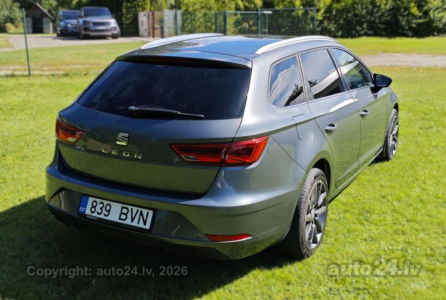 Grey SEAT Leon 2017 in Tallinn, with an engine capacity of 1.40 L and mileage of 175 thousand km for 9800 €, photo 8 on AUTOMOTO.COM.LV