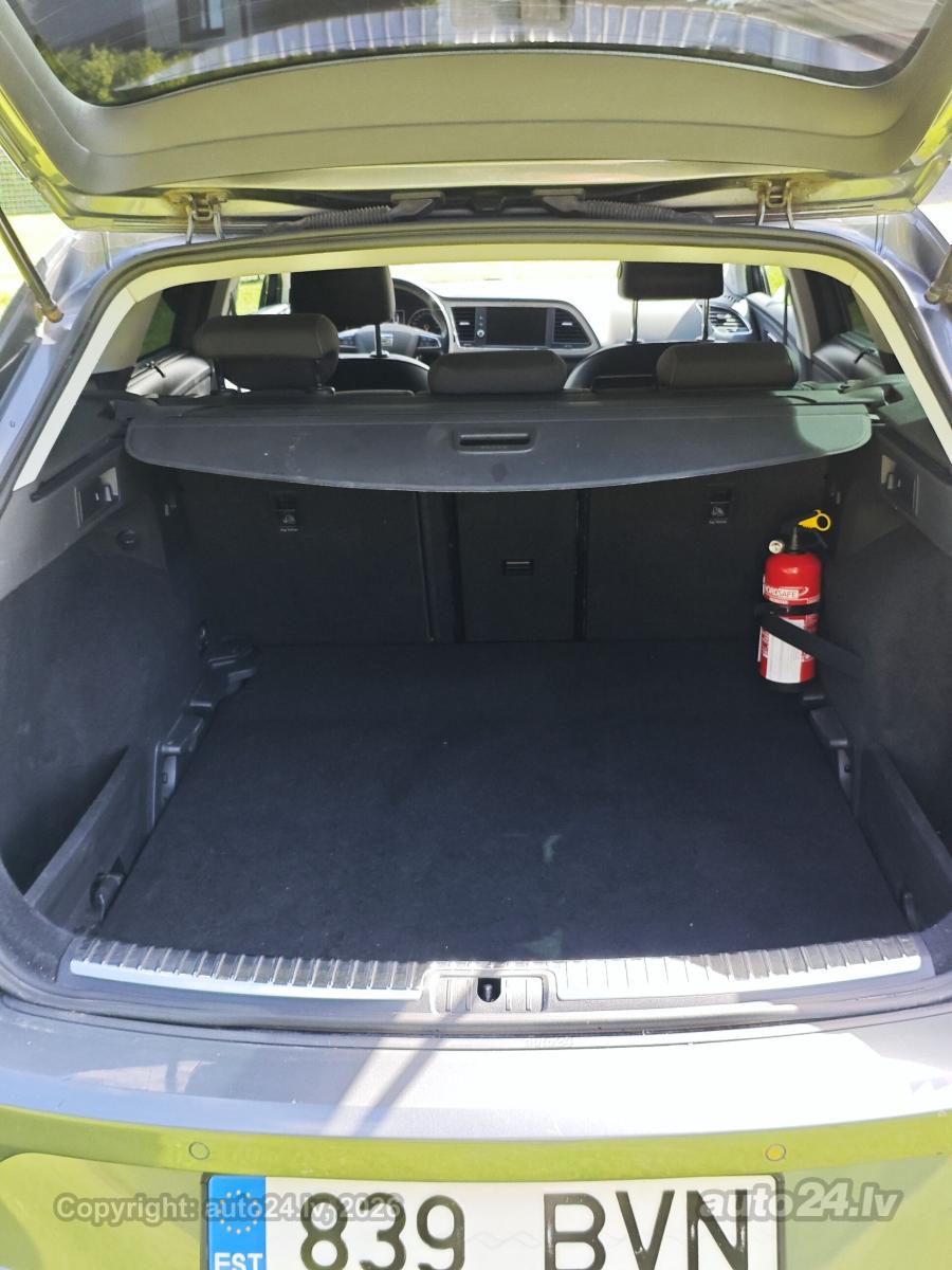 Grey SEAT Leon 2017 in Tallinn, with an engine capacity of 1.40 L and mileage of 175 thousand km for 9800 €, photo 16 on AUTOMOTO.COM.LV