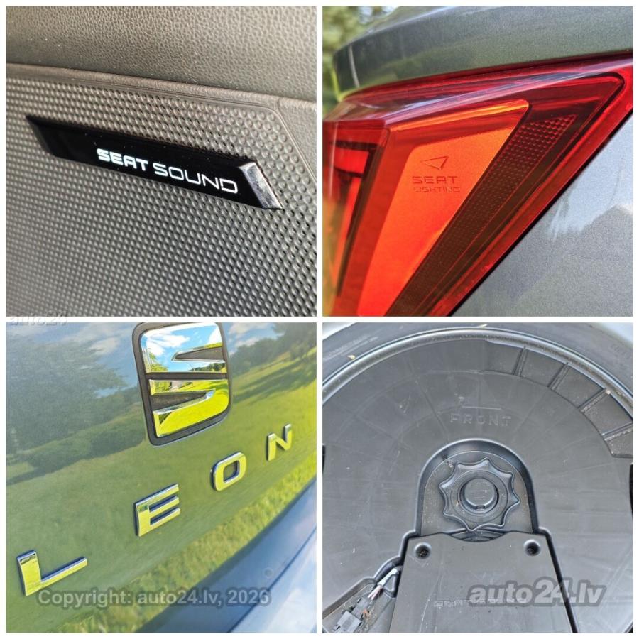 Grey SEAT Leon 2017 in Tallinn, with an engine capacity of 1.40 L and mileage of 175 thousand km for 9800 €, photo 18 on AUTOMOTO.COM.LV