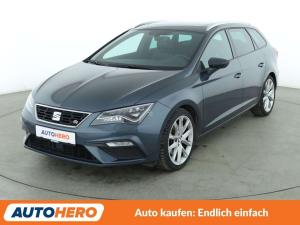 Grey SEAT Leon 2018 in Kaunas, with an engine capacity of 2.00 L and mileage of 58 thousand km for 22791 €, photo  on AUTOMOTO.COM.LV