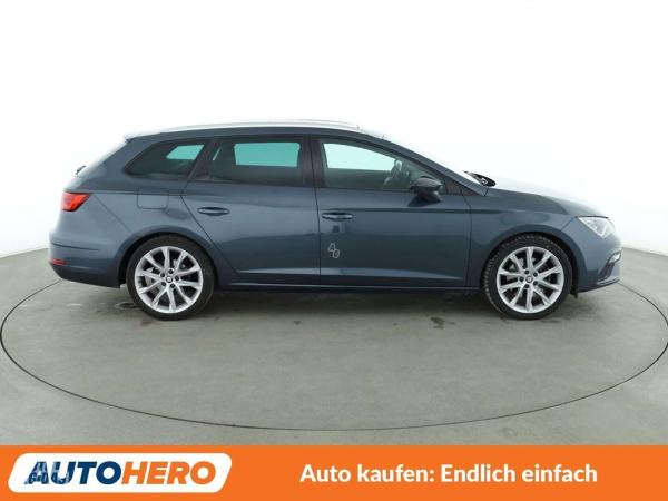 Grey SEAT Leon 2018 in Kaunas, with an engine capacity of 2.00 L and mileage of 58 thousand km for 22791 €, photo 7 on AUTOMOTO.COM.LV