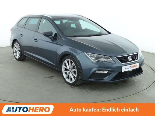 Grey SEAT Leon 2018 in Kaunas, with an engine capacity of 2.00 L and mileage of 58 thousand km for 22791 €, photo 8 on AUTOMOTO.COM.LV