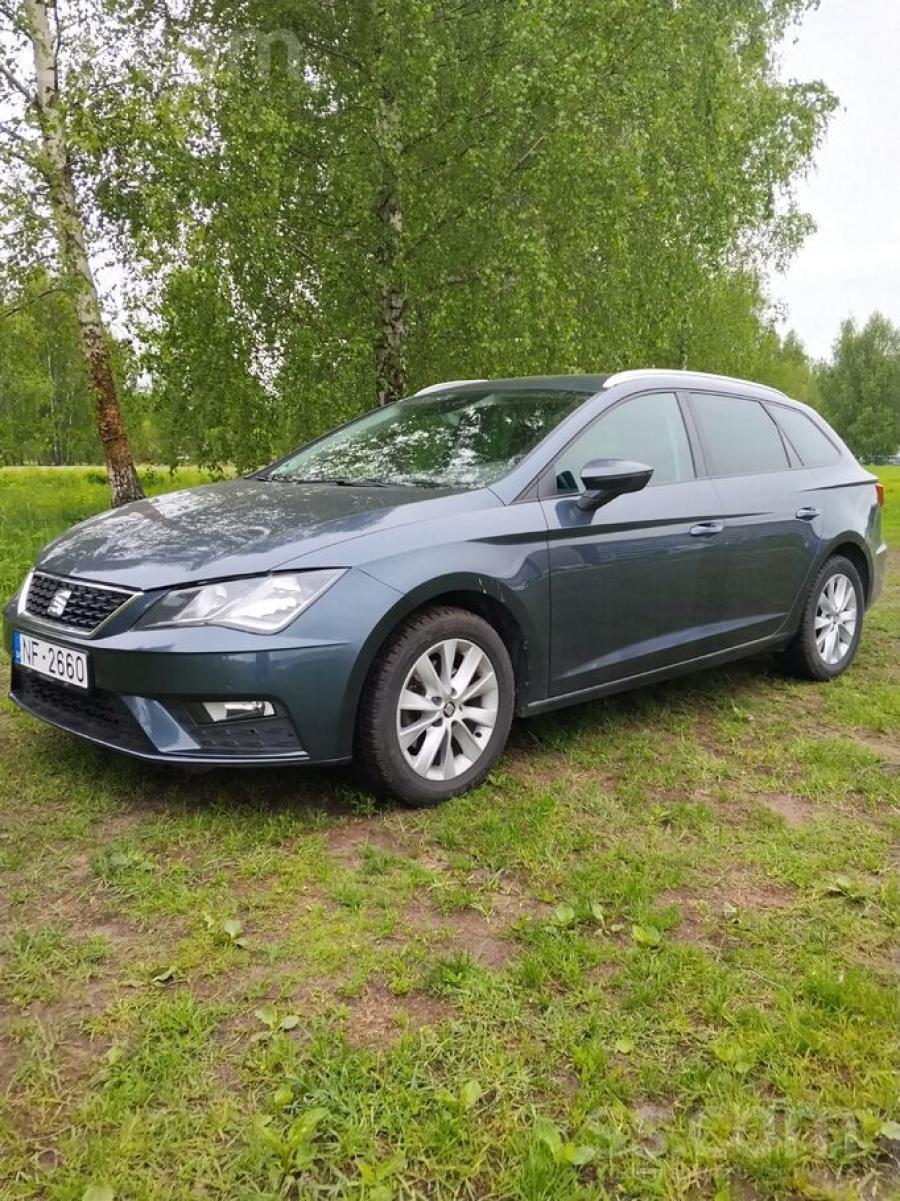 Grey SEAT Leon 2018 in Riga, with an engine capacity of 1.60 L and mileage of 251 thousand km for 6750 €, photo 1 on AUTOMOTO.COM.LV