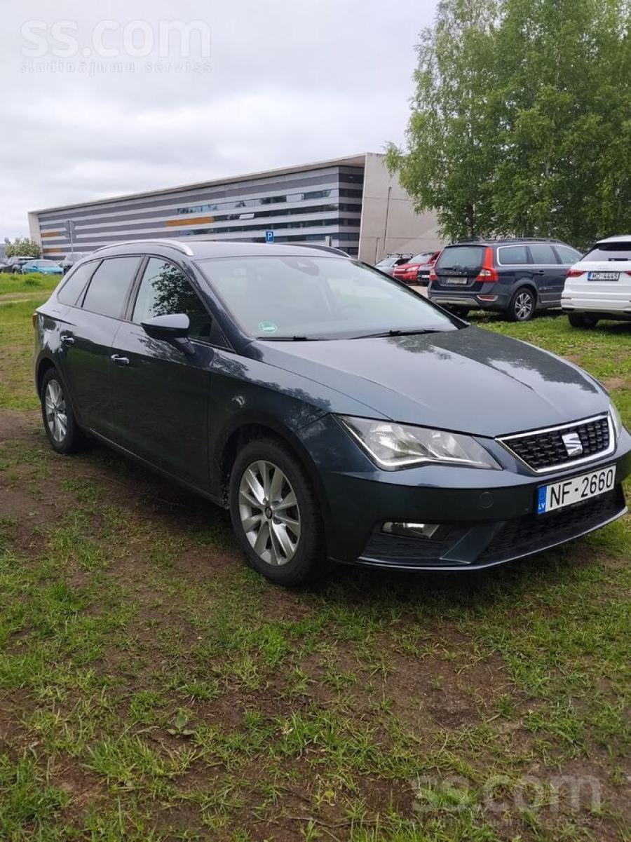 Grey SEAT Leon 2018 in Riga, with an engine capacity of 1.60 L and mileage of 251 thousand km for 6750 €, photo 3 on AUTOMOTO.COM.LV