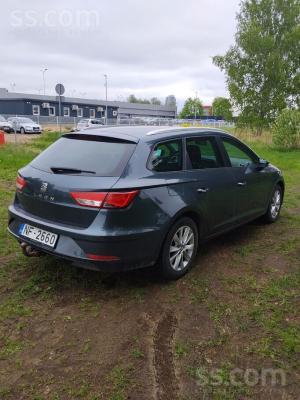 Grey SEAT Leon 2018 in Riga, with an engine capacity of 1.60 L and mileage of 251 thousand km for 6750 €, photo 5 on AUTOMOTO.COM.LV
