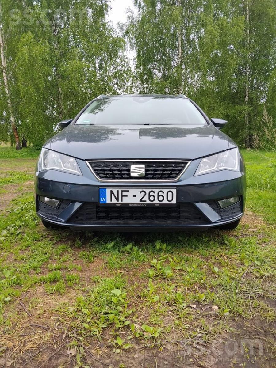 Grey SEAT Leon 2018 in Riga, with an engine capacity of 1.60 L and mileage of 251 thousand km for 6750 €, photo 6 on AUTOMOTO.COM.LV