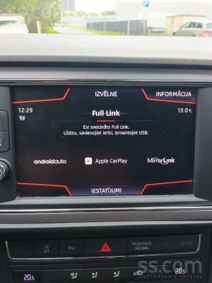 Grey SEAT Leon 2018 in Riga, with an engine capacity of 1.60 L and mileage of 251 thousand km for 6750 €, photo 13 on AUTOMOTO.COM.LV