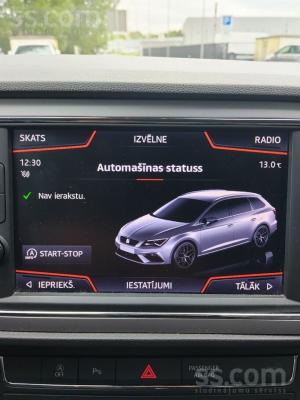 Grey SEAT Leon 2018 in Riga, with an engine capacity of 1.60 L and mileage of 251 thousand km for 6750 €, photo 14 on AUTOMOTO.COM.LV