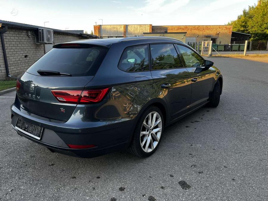 Grey SEAT Leon 2019 in Utena, with an engine capacity of 1.97 L and mileage of 289 thousand km for 8650 €, photo 6 on AUTOMOTO.COM.LV
