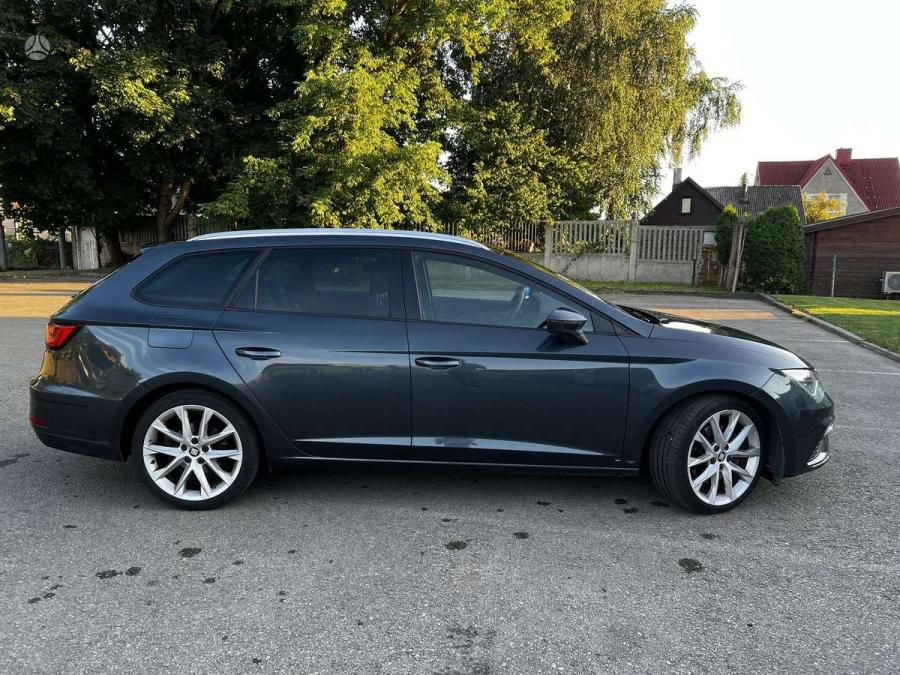 Grey SEAT Leon 2019 in Utena, with an engine capacity of 1.97 L and mileage of 289 thousand km for 8650 €, photo 8 on AUTOMOTO.COM.LV