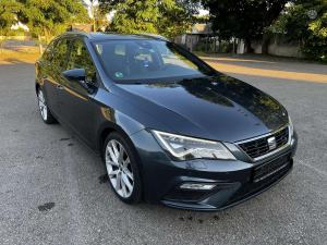 Grey SEAT Leon 2019 in Utena, with an engine capacity of 1.97 L and mileage of 289 thousand km for 8650 €, photo 12 on AUTOMOTO.COM.LV