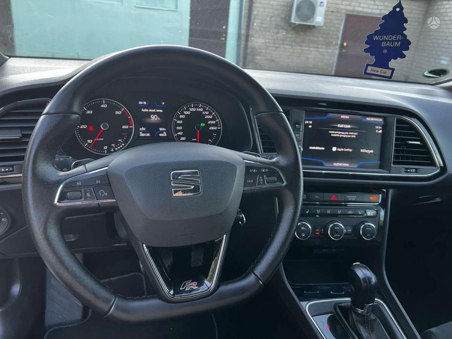 Grey SEAT Leon 2019 in Utena, with an engine capacity of 1.97 L and mileage of 289 thousand km for 8650 €, photo 33 on AUTOMOTO.COM.LV