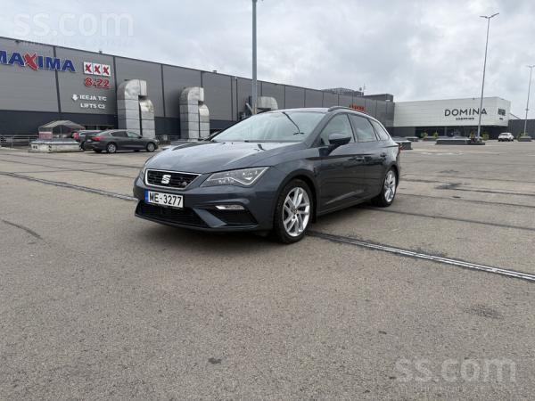 Grey SEAT Leon 2019 in Riga, with an engine capacity of 1.50 L and mileage of 97 thousand km for 12000 €, photo 1 on AUTOMOTO.COM.LV