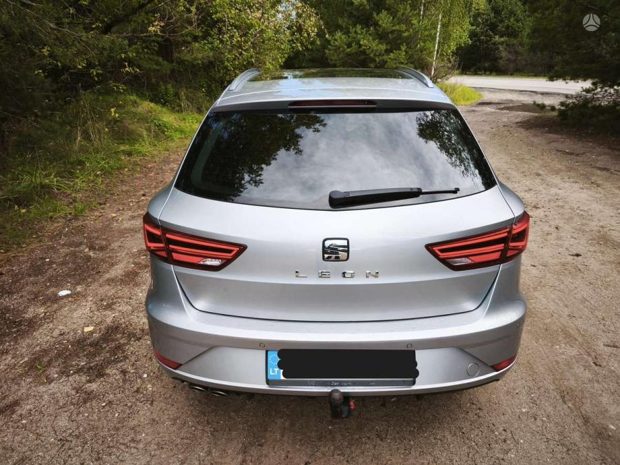 Pelēks SEAT Leon 2019 Viļņa, ar dzinēja tilpumu 1.50 L un nobraukumu 119 tūkst. km par 15400 €, foto 6 vietnē AUTOMOTO.COM.LV