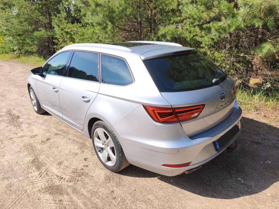 Pelēks SEAT Leon 2019 Viļņa, ar dzinēja tilpumu 1.50 L un nobraukumu 119 tūkst. km par 15400 €, foto 8 vietnē AUTOMOTO.COM.LV