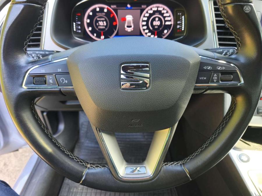 Pelēks SEAT Leon 2019 Viļņa, ar dzinēja tilpumu 1.50 L un nobraukumu 119 tūkst. km par 15400 €, foto 11 vietnē AUTOMOTO.COM.LV