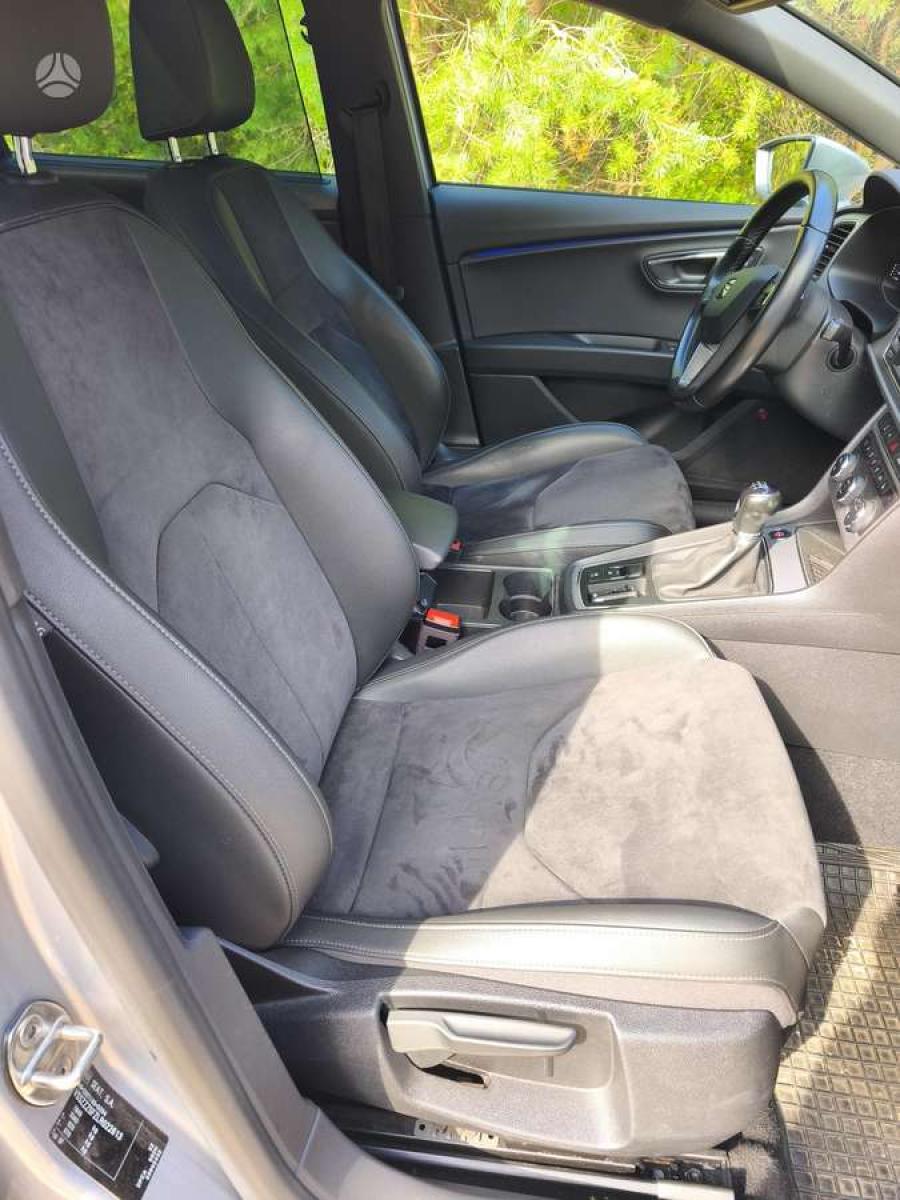 Pelēks SEAT Leon 2019 Viļņa, ar dzinēja tilpumu 1.50 L un nobraukumu 119 tūkst. km par 15400 €, foto 25 vietnē AUTOMOTO.COM.LV