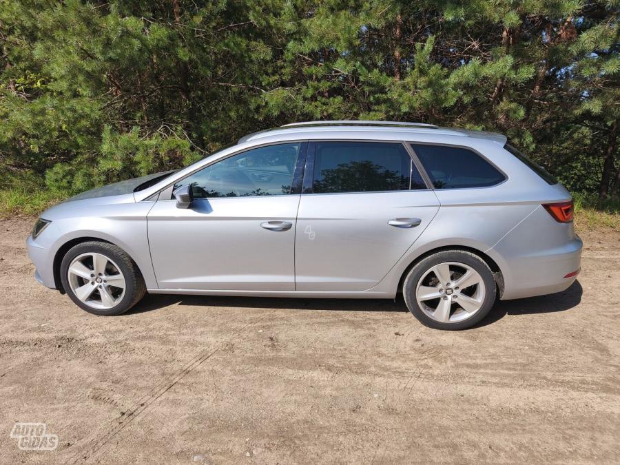 Grey SEAT Leon 2019 in Vilnius, with an engine capacity of 1.50 L and mileage of 119 thousand km for 15400 €, photo 3 on AUTOMOTO.COM.LV