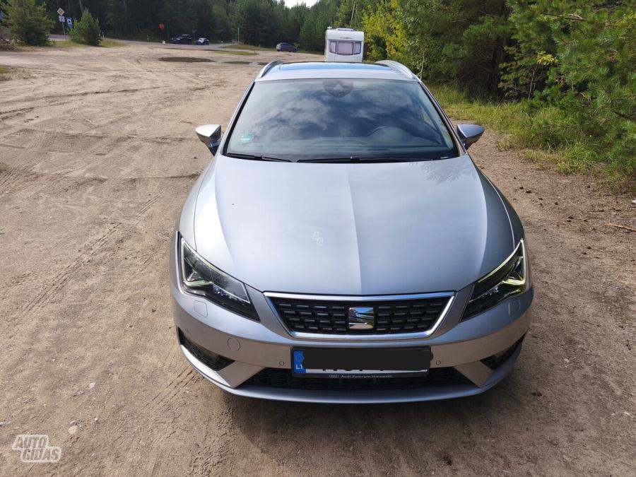 Grey SEAT Leon 2019 in Vilnius, with an engine capacity of 1.50 L and mileage of 119 thousand km for 15400 €, photo 6 on AUTOMOTO.COM.LV
