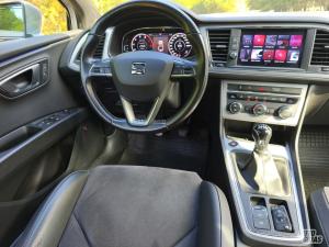 Grey SEAT Leon 2019 in Vilnius, with an engine capacity of 1.50 L and mileage of 119 thousand km for 15400 €, photo 21 on AUTOMOTO.COM.LV