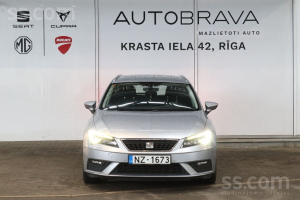 Grey SEAT Leon 2019 in Riga, with an engine capacity of 1.60 L and mileage of 143 thousand km for 8490 €, photo 3 on AUTOMOTO.COM.LV
