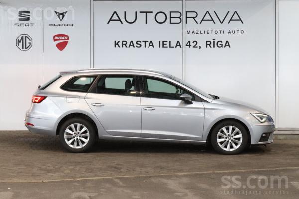 Grey SEAT Leon 2019 in Riga, with an engine capacity of 1.60 L and mileage of 143 thousand km for 8490 €, photo 6 on AUTOMOTO.COM.LV