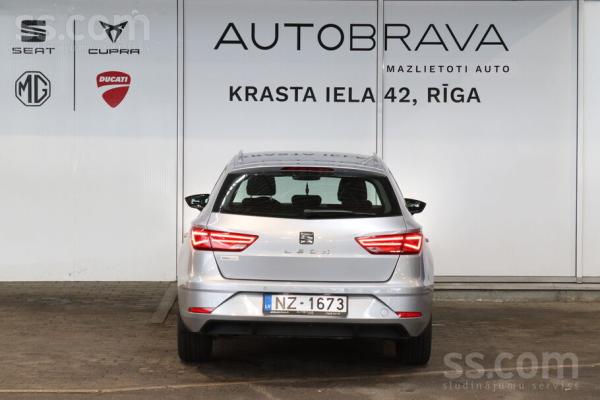 Grey SEAT Leon 2019 in Riga, with an engine capacity of 1.60 L and mileage of 143 thousand km for 8490 €, photo 8 on AUTOMOTO.COM.LV