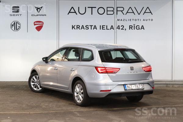 Grey SEAT Leon 2019 in Riga, with an engine capacity of 1.60 L and mileage of 143 thousand km for 8490 €, photo 9 on AUTOMOTO.COM.LV