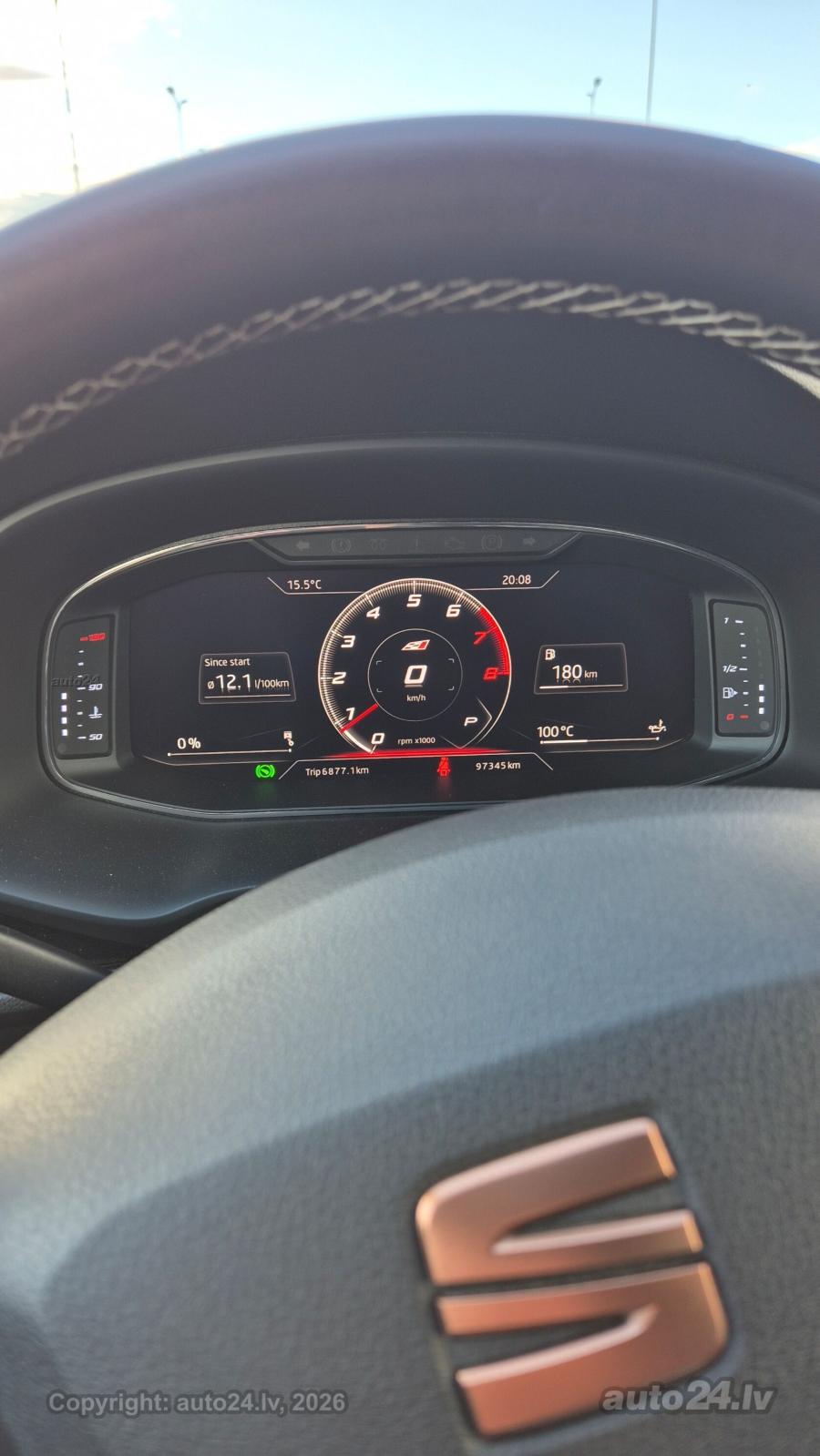 Pelēks SEAT Leon 2019 Rīga, ar dzinēja tilpumu 2.00 L un nobraukumu 98 tūkst. km par 17250 €, foto 16 vietnē AUTOMOTO.COM.LV
