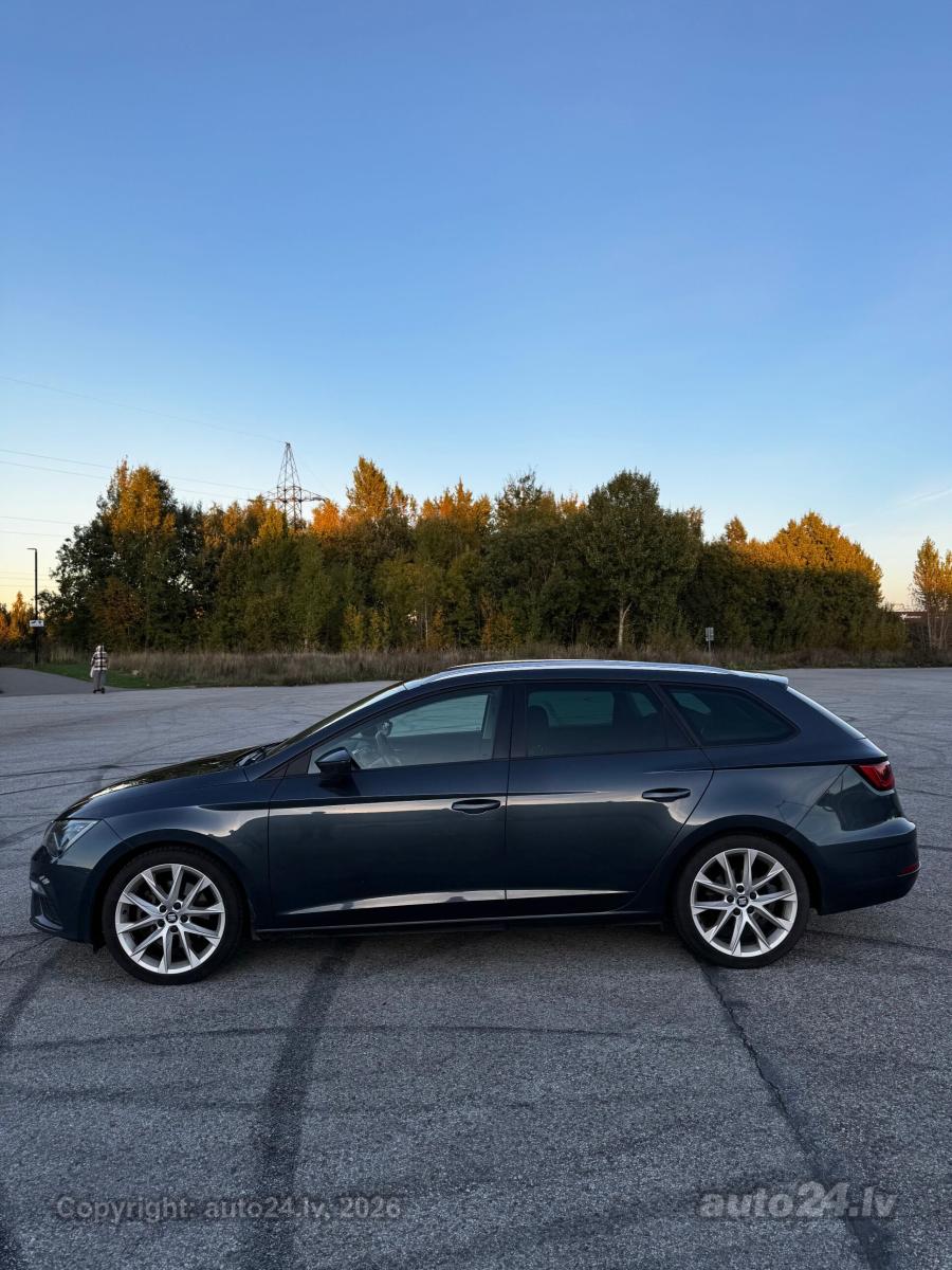 Grey SEAT Leon 2019 in Tallinn, with an engine capacity of 2.00 L and mileage of 113 thousand km for 14200 €, photo 4 on AUTOMOTO.COM.LV
