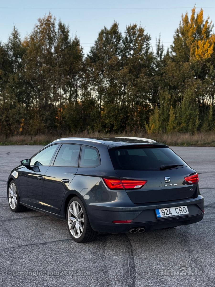 Grey SEAT Leon 2019 in Tallinn, with an engine capacity of 2.00 L and mileage of 113 thousand km for 14200 €, photo 5 on AUTOMOTO.COM.LV