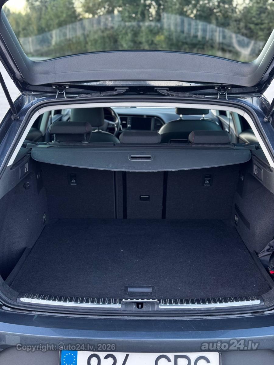Grey SEAT Leon 2019 in Tallinn, with an engine capacity of 2.00 L and mileage of 113 thousand km for 14200 €, photo 13 on AUTOMOTO.COM.LV